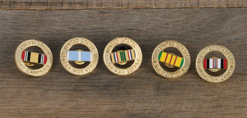 Military Dress Pins By Branch - Medals of America