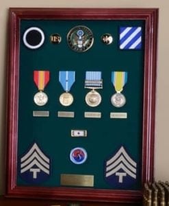 Unique Korean War Shadow Boxes, Medals, Ribbons & More!