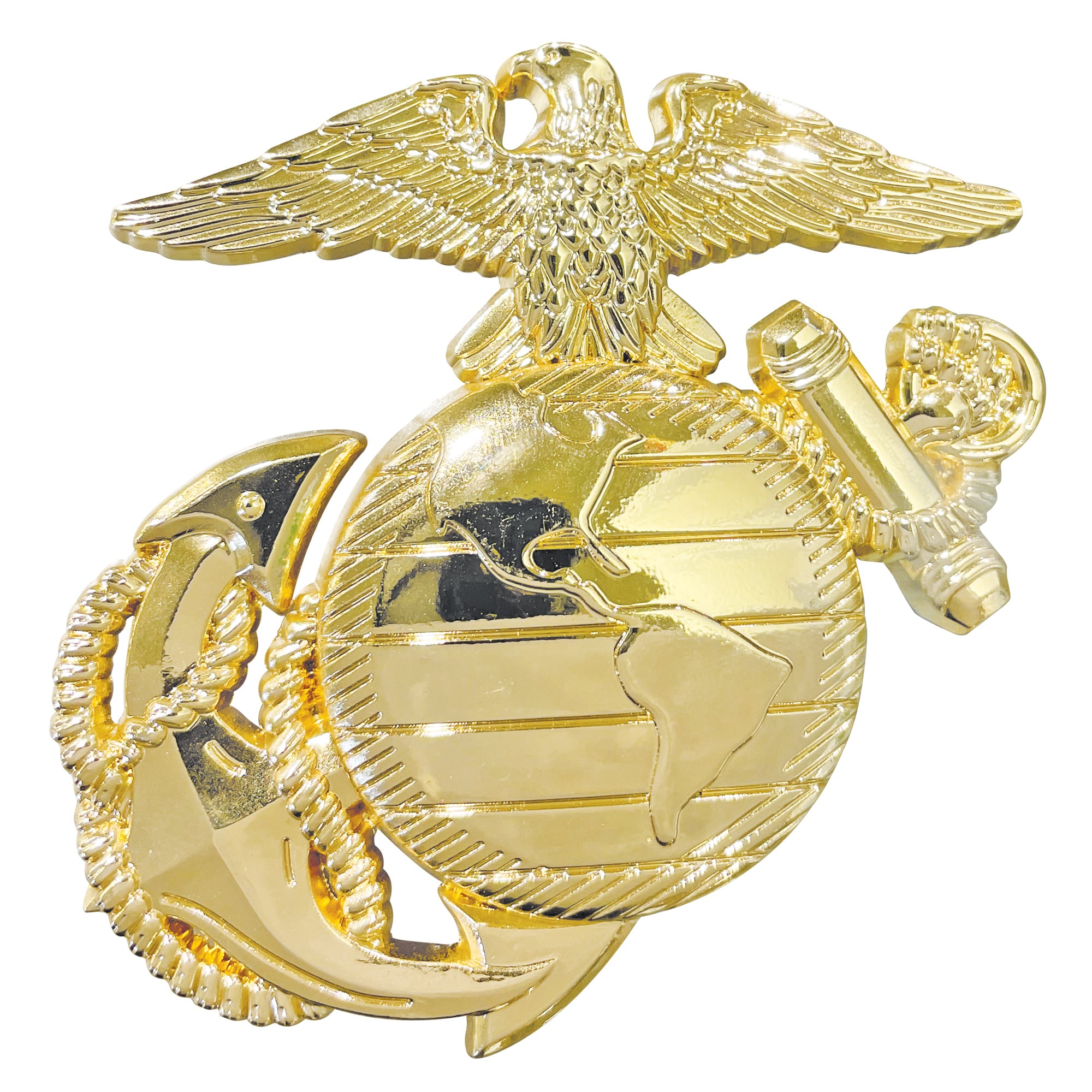 3D USMC Gold EGA Car Emblem