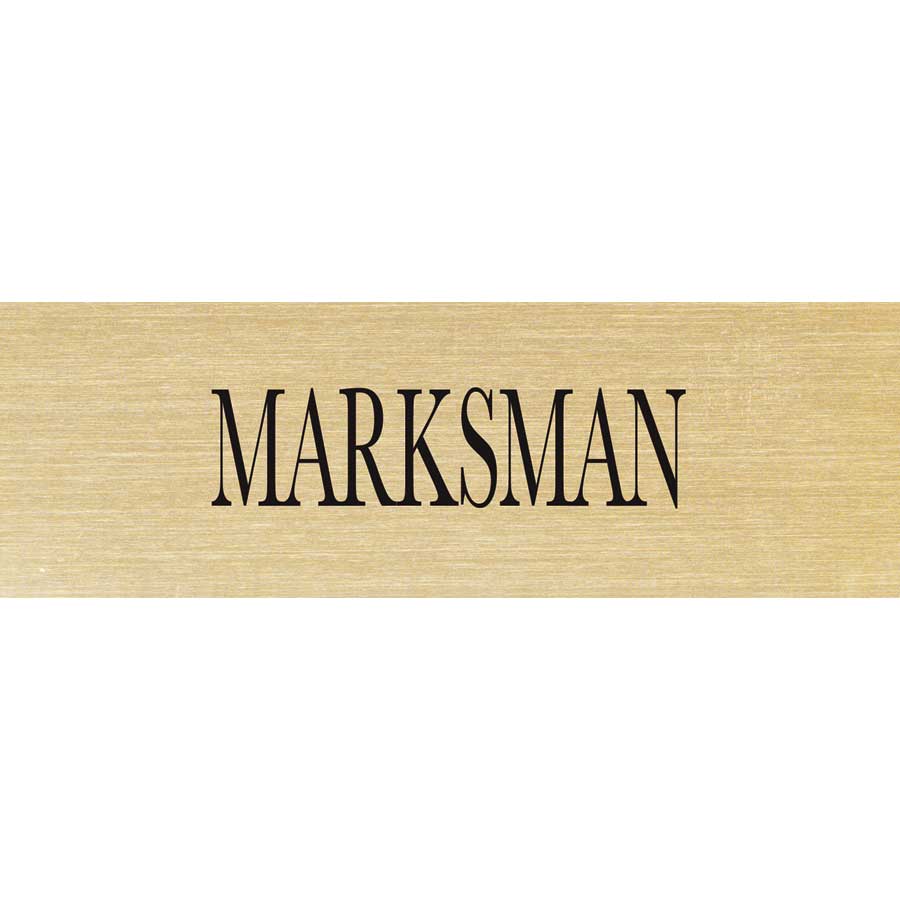 Marksman Badge (Army) ID Plate