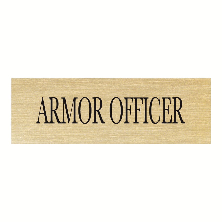 Army Armor Officer Branch Insignia