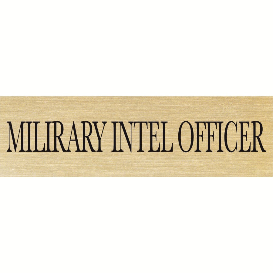 Army Military Intel Officer Insignia