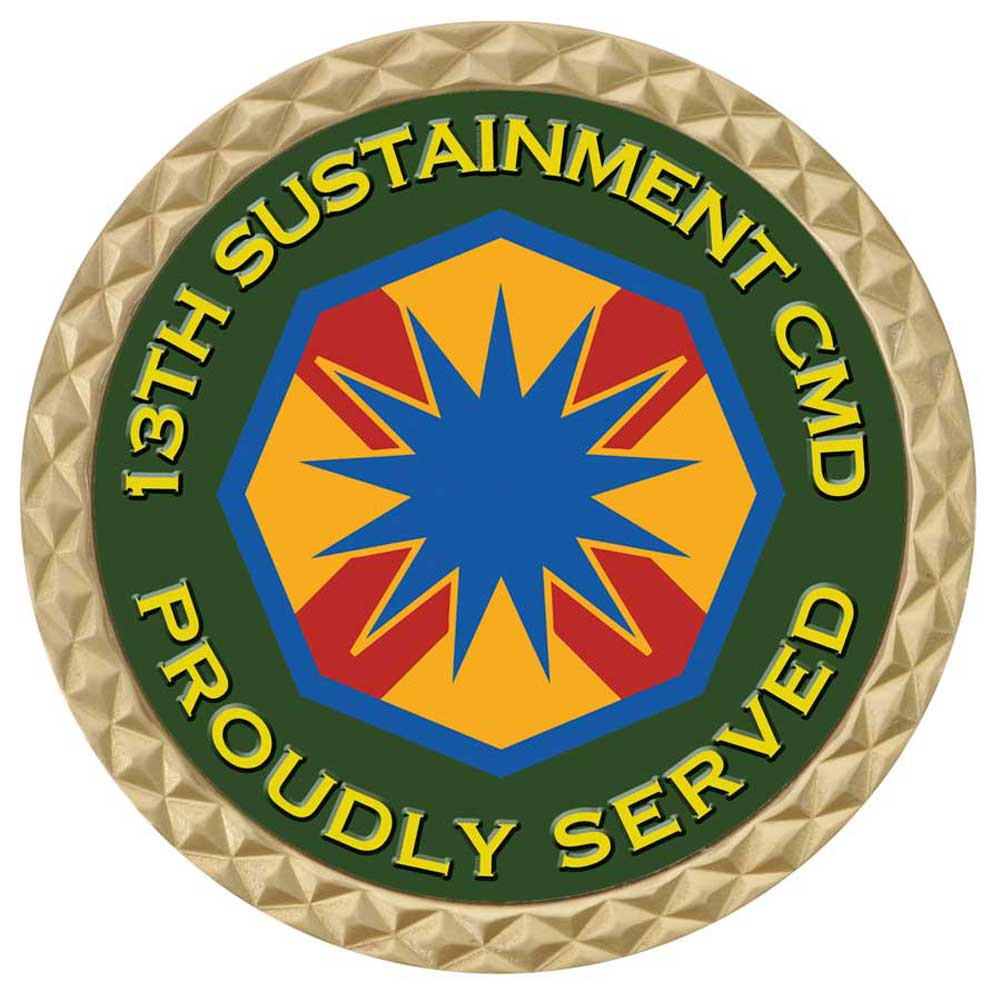 13th Sustainment Command Challenge Coin