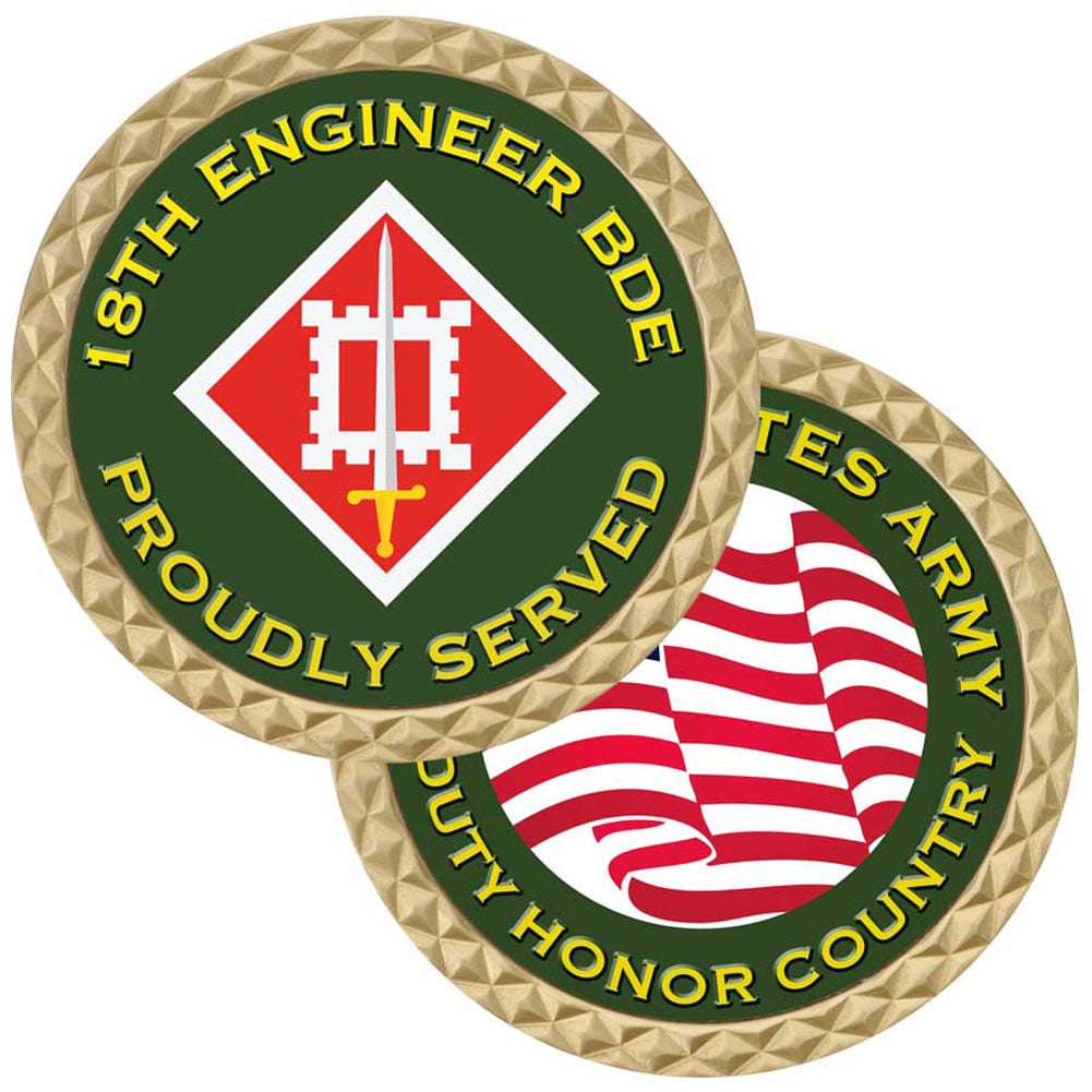 18th Engineer Brigade Challenge Coin
