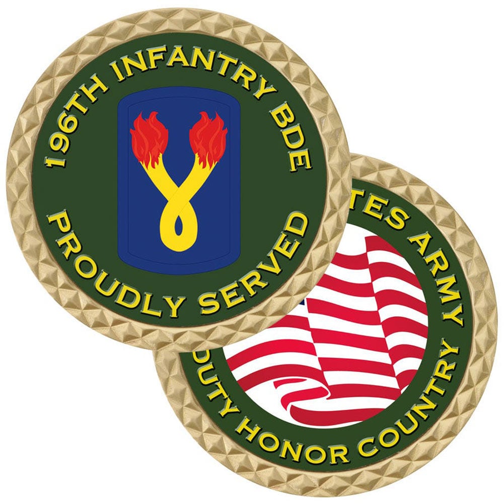 196th Infantry Brigade Challenge Coin