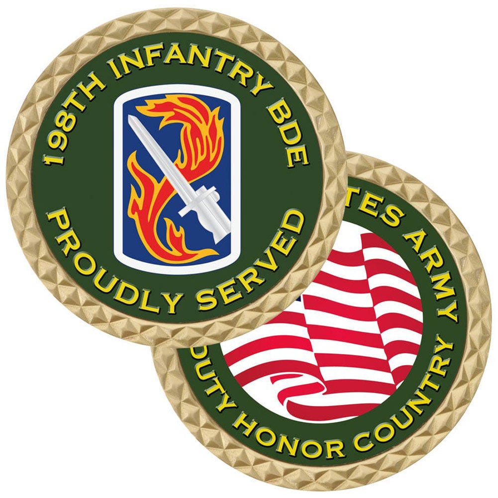 198th Infantry Brigade Challenge Coin