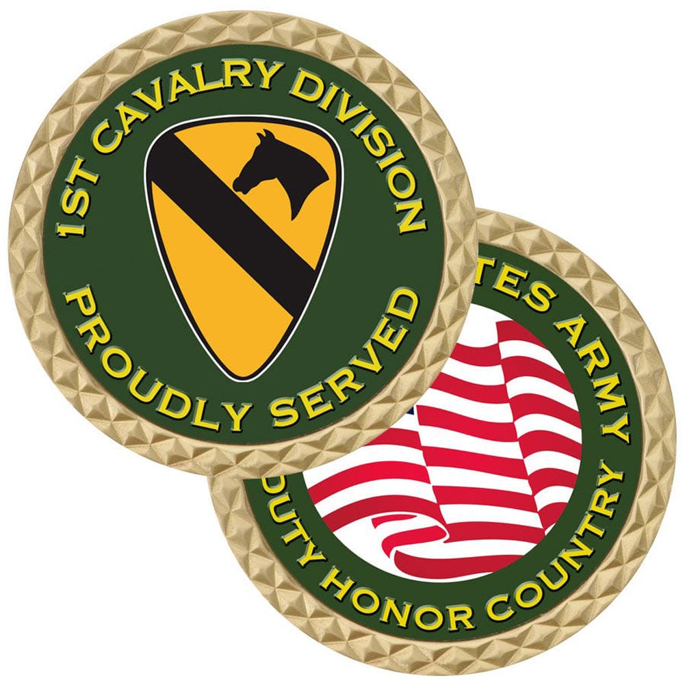 1st Cavalry Division Challenge Coin