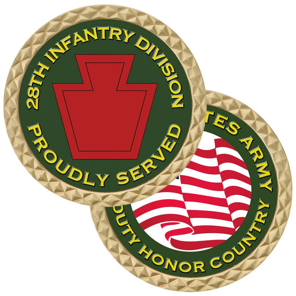28th Infantry Division Challenge Coin