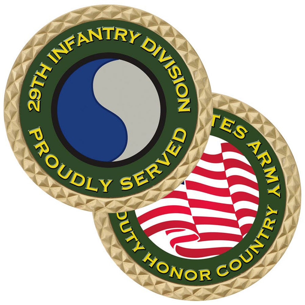 29th Infantry Division Challenge Coin