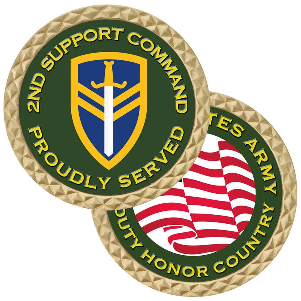 2nd Support Command Challenge Coin