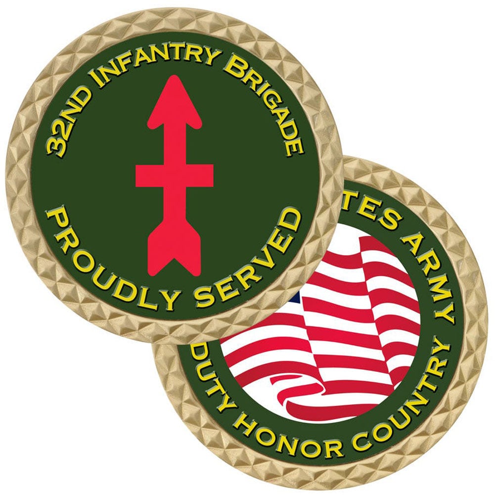 32nd Infantry Brigade Challenge Coin