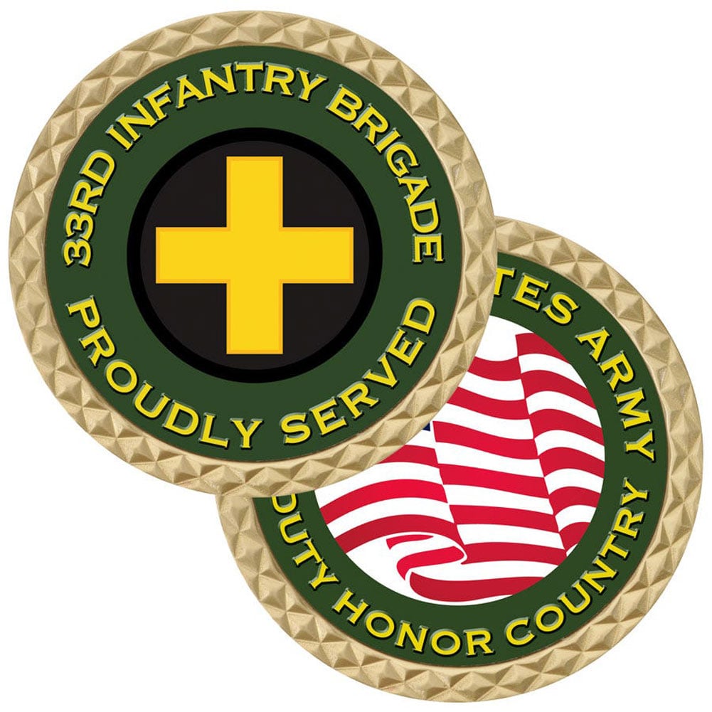 33rd Infantry Brigade Challenge Coin