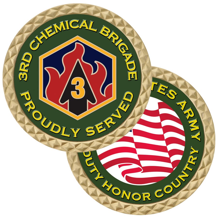 3rd Chemical Brigade Challenge Coin