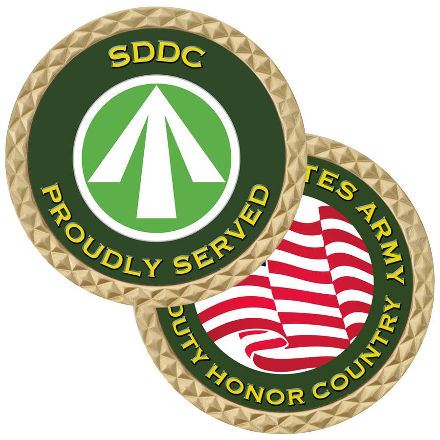 Military Surface Deployment & Distribution Command Challenge Coin