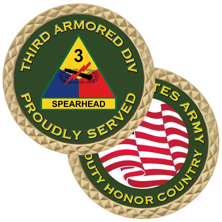 3rd Armored Division Challenge Coin