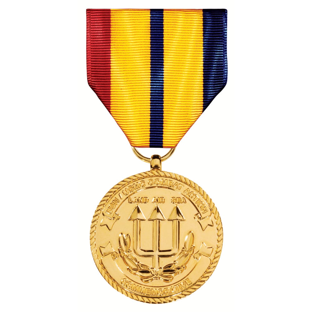 Combat Action Commemorative Medal Anodized