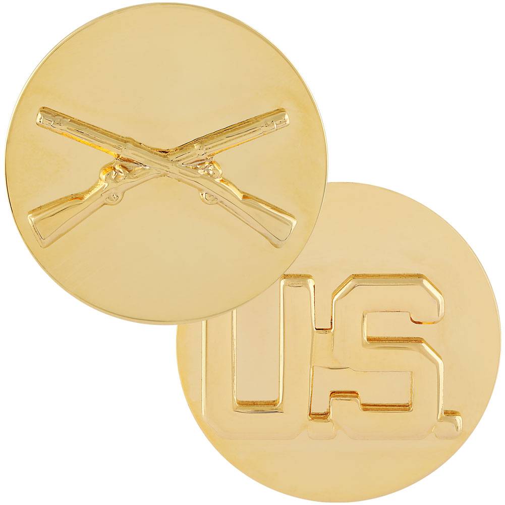 Us Army Infantry Insignia Enlisted Military Intelligence With US