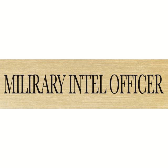 Army Military Intel Officer Insignia