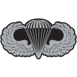 Basic Parachute Badge Army Decal