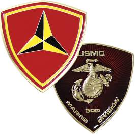 3rd Marine Division Challenge Coin