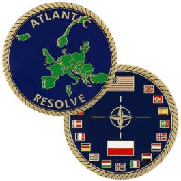 Army Atlantic Resolve NATO Challenge Coin
