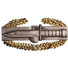 Master Combat Action Badge with Gold Wreath – Full Size | US Army