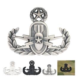 Army Master EOD Badge – Full Size & Miniature Silver, Mirror & Matte ...