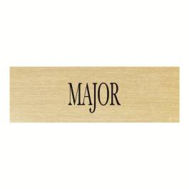 Major Rank (Army/USAF) ID Plate