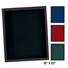 "The Big Traditional" 16x20 Black Finish Shadow Box