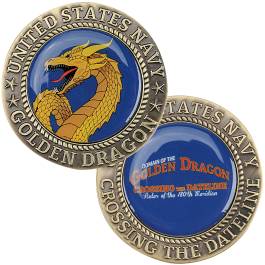 U.S. Navy Golden Dragon Coin