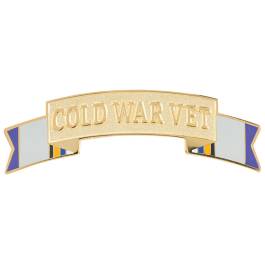 Cold War Veteran Service Rocker Pin