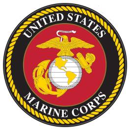 Marine Corps Color Medallion Decal