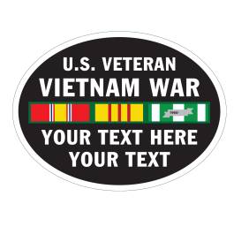 Custom Vietnam Veteran Decal