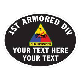 1st Armored Division Custom Decal