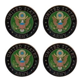 U.S. Army Seal 4-Piece Pin Set | United States Army Emblem Pins