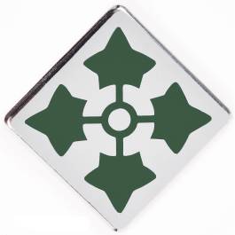 4th Infantry Division Color Officially Licensed Car Emblem