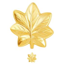 Navy Lieutenant Commander (LCDR O-4) Official Gold Rank Collar Device ...