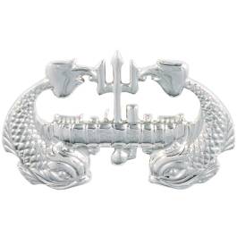 Navy Badge Deep Submergence Enlisted Brite Regular