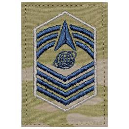 USSF Embroidered OCP With Hook Rank Insignia - Chief Master Sergeant