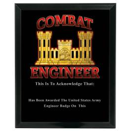 Combat Engineer Custom Wall Plaque