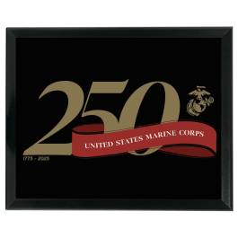 USA Made USMC 9" x 12" 250th Wall Plaque