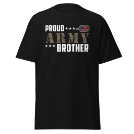 Proud Army Brother T-Shirt | Military Shirts for Families