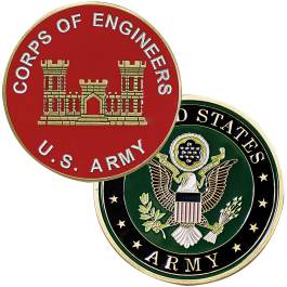 U.S. Army Corps of Engineers Challenge Coin