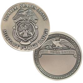 U.S. Army Military Police Badge Challenge Coin