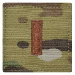 Air Force Second Lt Rank OCP/Scorpion with Hook and Loop