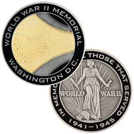 WWII Memorial Challenge Coin