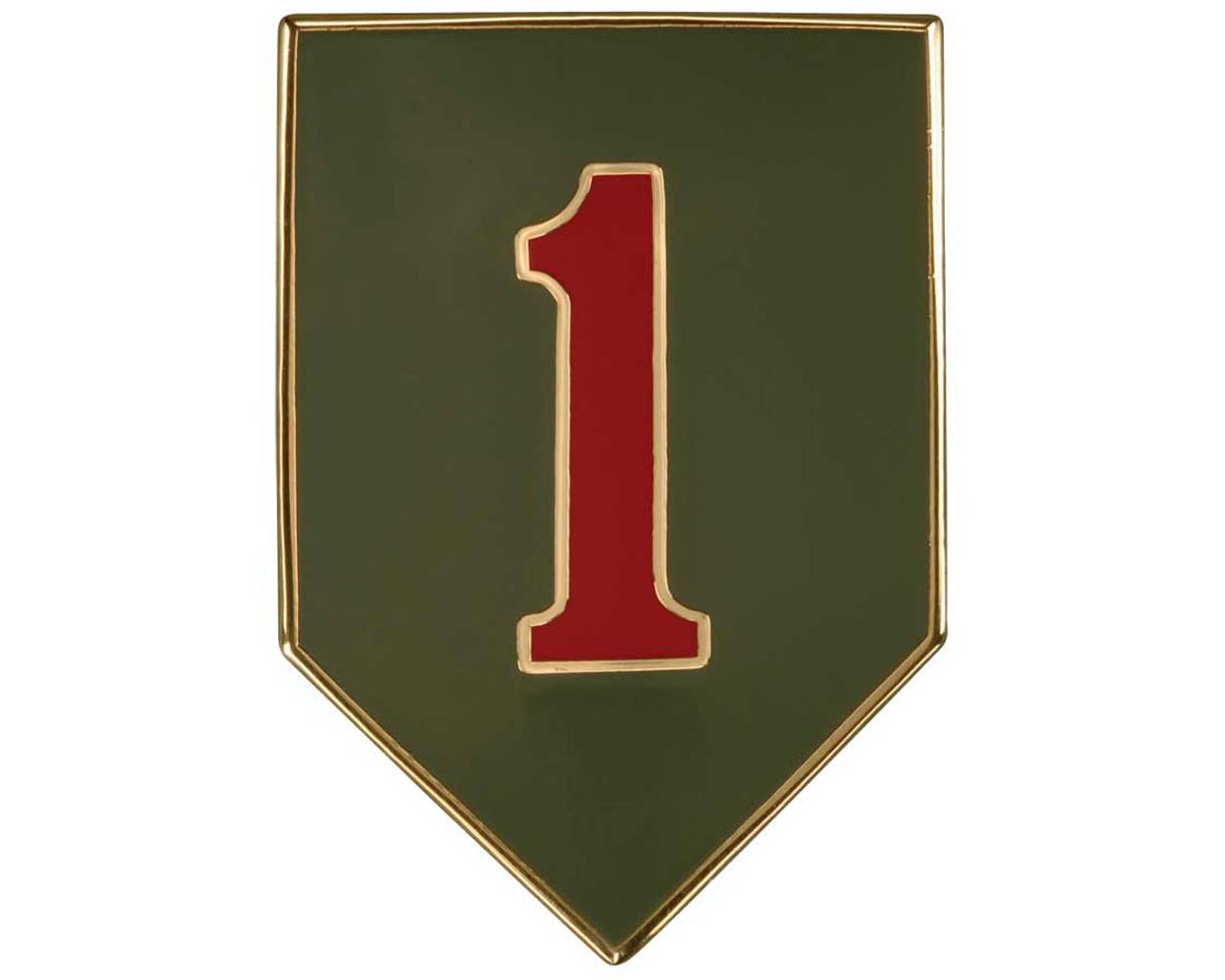 1st Infantry Division Enamel Pin