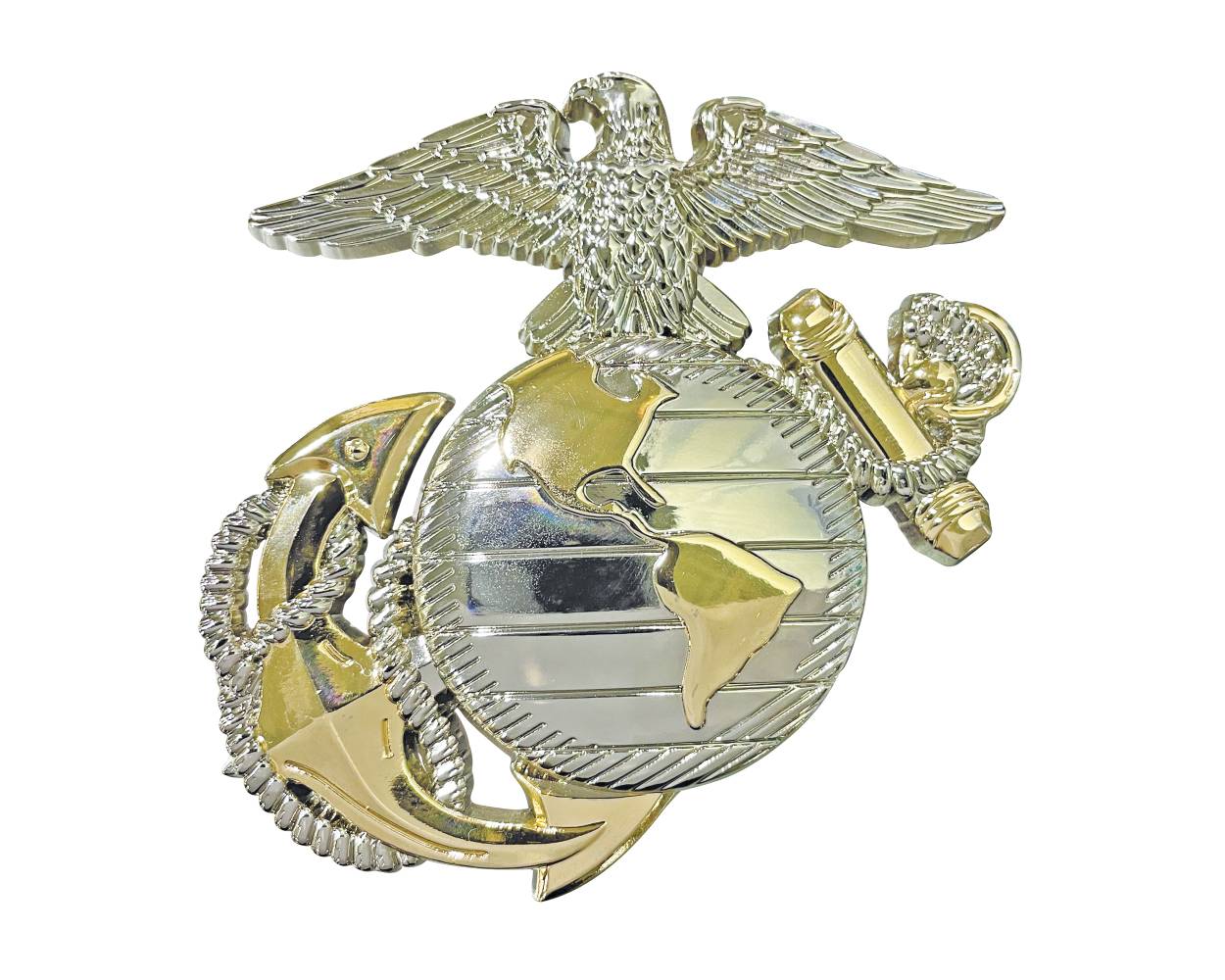 3D USMC Dual Tone EGA Car Emblem