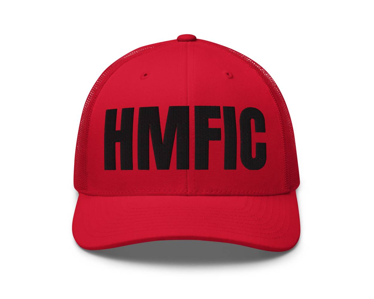 HMFIC "Head Mother F%#@er In Charge" Black Text Cap