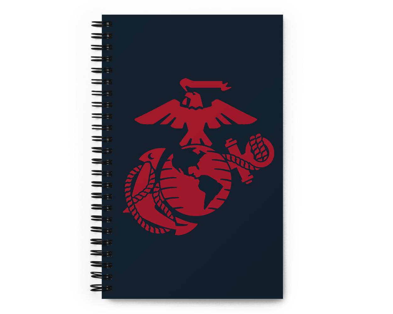 United States Marine Corps EGA Logo & Core Values Spiral Notebook ...